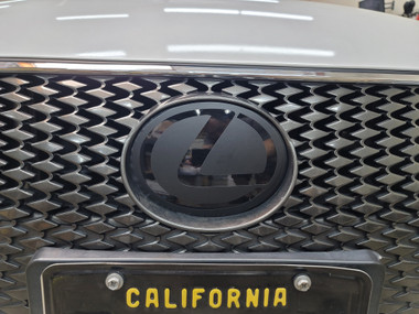 Front Emblem Badge Overlay Wrap (2015-2018 Lexus RC/RCF) - JDMFV WRAPS