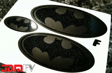 BATMAN - Emblem Front/Rear Overlays (12-16 Subaru BRZ) - JDMFV WRAPS