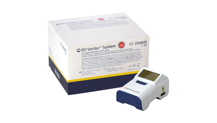 BD 256045 Veritor System BD - Influenza A+B Poc Kit Clia Waived