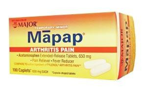 Major 100381 Analgesic Caplets