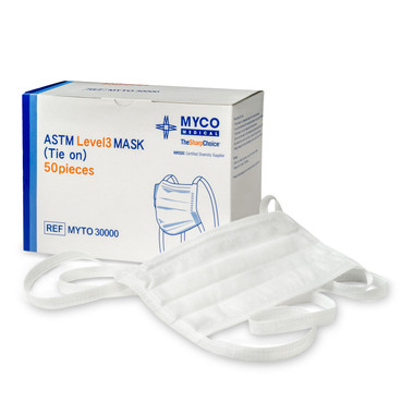 Myco Mr Safe Astm Level 3 Procedure Mask Myto 30000