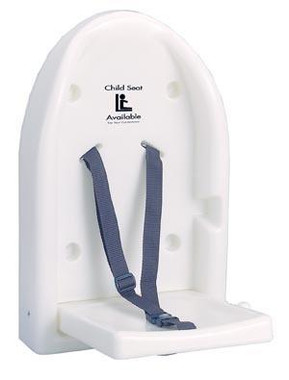 Hospeco 67018 Precious Gard Bathroom Baby Wall Seat