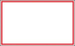 Timemed Red Border Tape Labels Rb-51