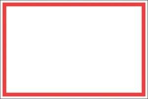 Timemed Red Border Tape Labels Rb-52