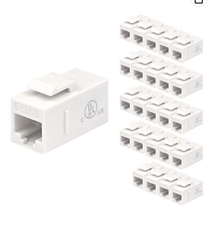 RJ45 CAT6 Keystone Coupler - Gigafy