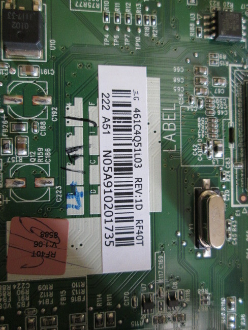 Toshiba 40E220U Main Board SRF40T VTV-L40613 / 431C4Q51L03 - TvPartsGuy.com