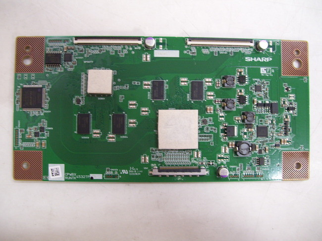 Sharp LC-60E69U T-Con Board CPWBX4532TPZA / RUNTK4532TPZA - TvPartsGuy.com