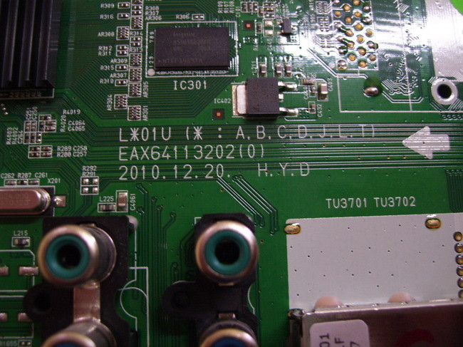 LG 42LK520-UA.AUSYLJR Main Board EAX64113202(0) / EBU61369606 ...