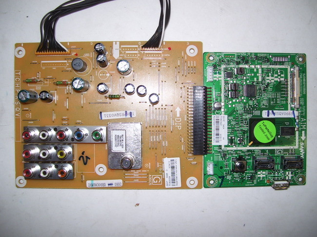 Sanyo DP50842 Digital Main & Analog Board 1LG4B10Y10500 & 1LG4B10Y104AA ...