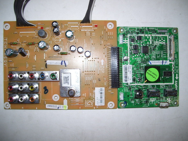 Sanyo DP50842 Digital Main & Analog Board 1LG4B10Y10500 & 1LG4B10Y104AA ...