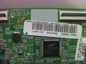 Samsung UN46D6000SF T-Con Board BN41-01662A / BN96-00497A - TvPartsGuy.com