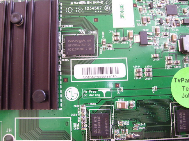 LG 55LE5400 Main Board EAX61532702(0) / EBR66234601 - TvPartsGuy.com