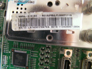 Samsung LN-T4061F Main Board BN41-00843D / BN97-01835G / BN94-01518G ...