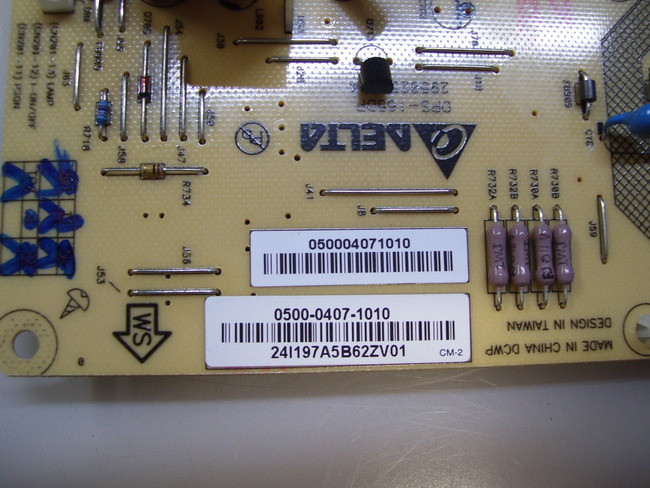 Vizio E320VL Power Supply Board DPS-165DP A / 0500-0407-1010 ...