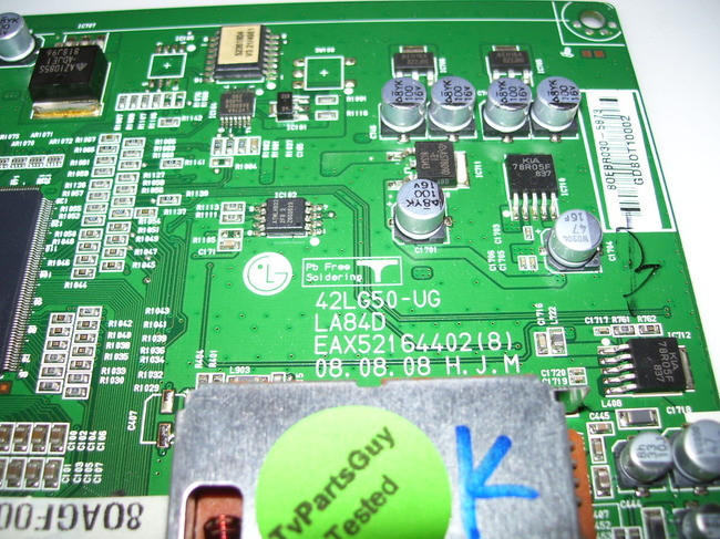LG 42LG50 Main Board EAX52164402(8) / AGF37018805 - TvPartsGuy.com