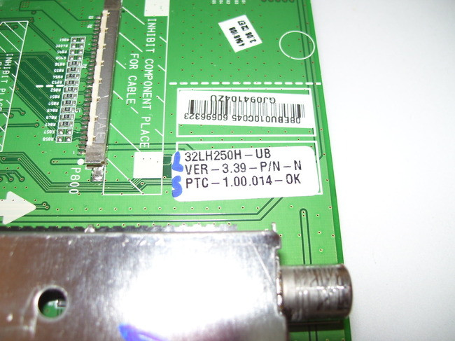 LG 32LH250H-UB Main Board EAX62068201(10) / EBU60696323 - TvPartsGuy.com
