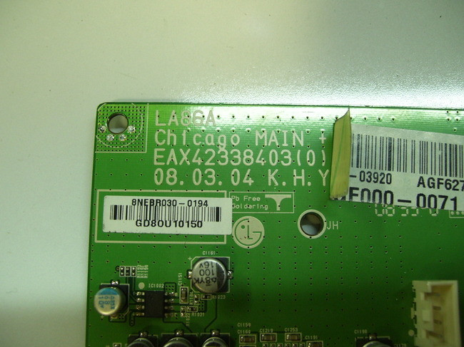 LG 47LG70-UA Main Board EAX42338403(0) / AGF62781101 - TvPartsGuy.com