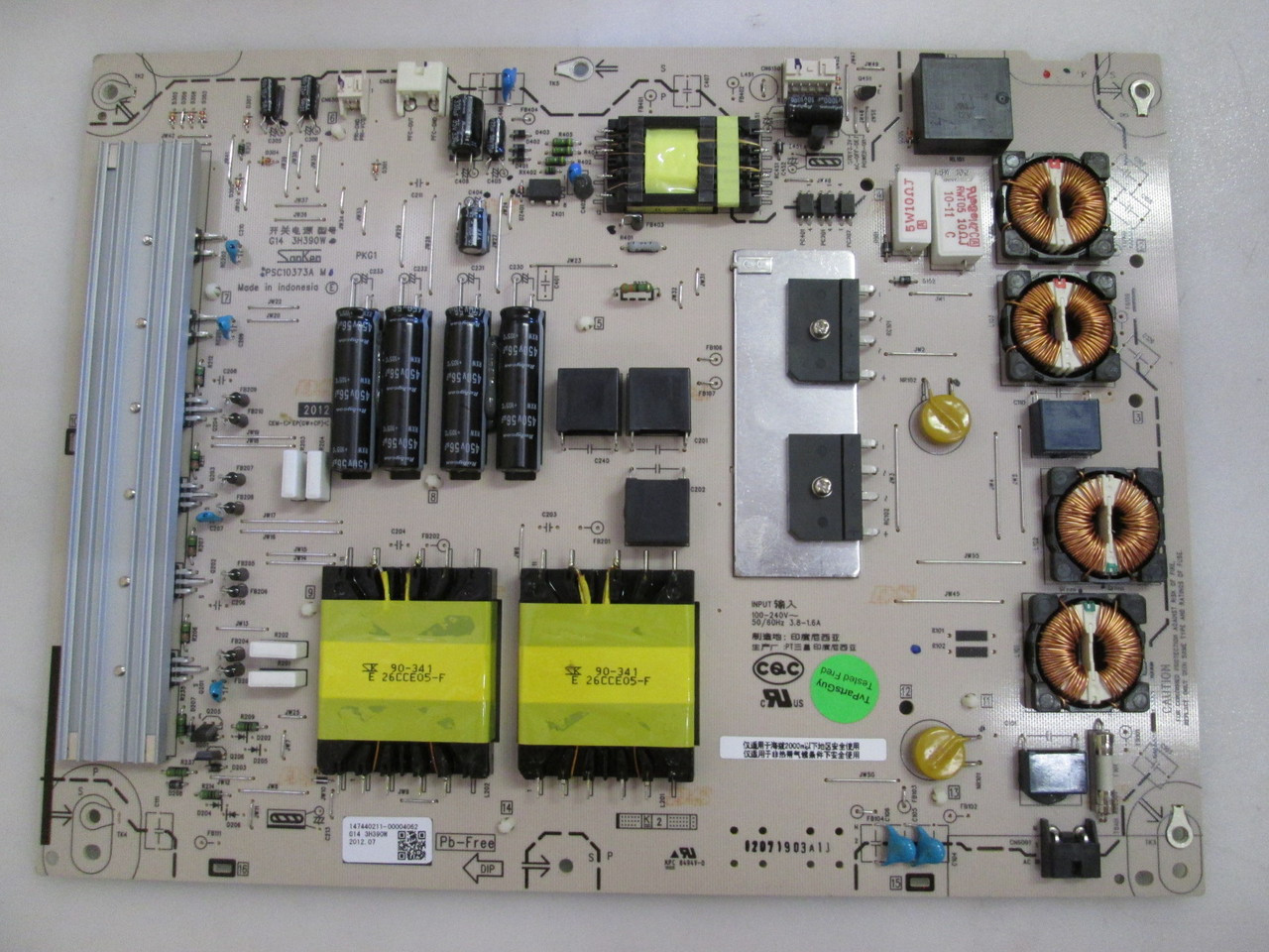 Sony XBR-65HX950 Power Supply Board PSC10373AM / 1-474-402-11 ...