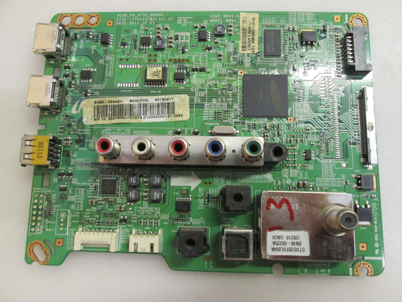 Samsung BN94-05549H|BN97-06546A|BN41-01778A UN55EH6050F Main Board ...