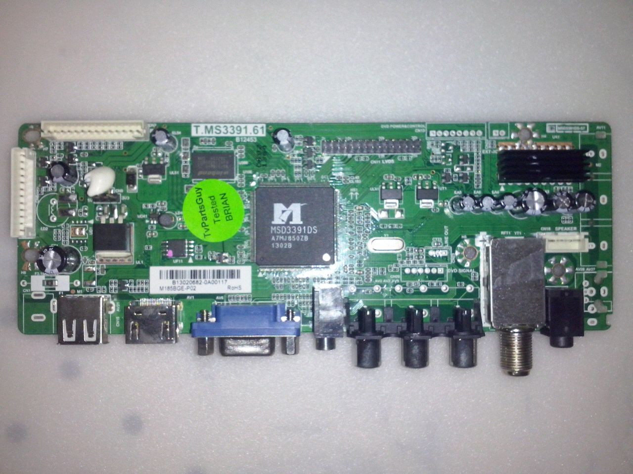 DIGITREX LED24T7TEH Main Board B13020682 / T.MS3391.61 - TvPartsGuy.com