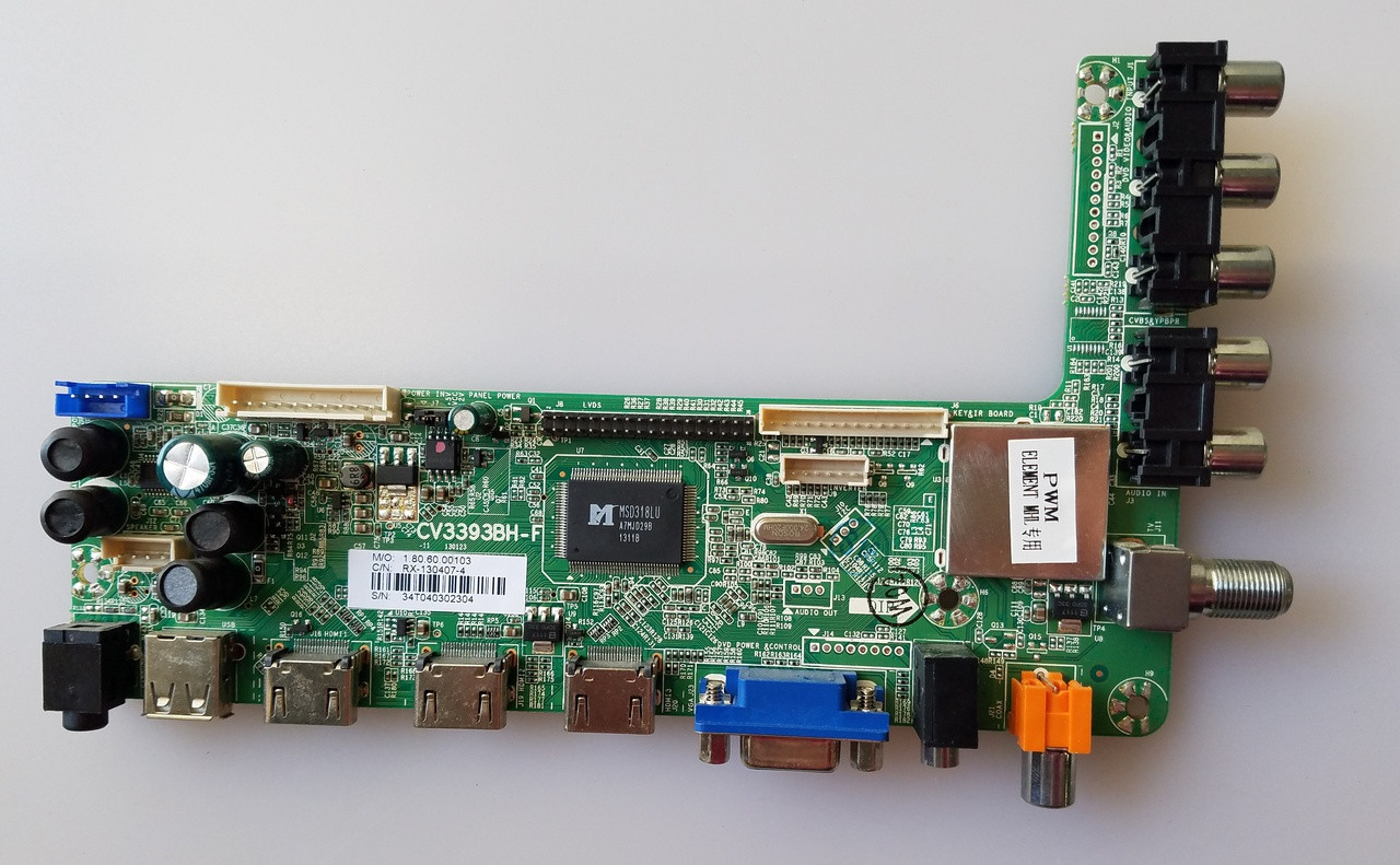Element ELEFT466 Main Board 34T04030 / CV3393BH-F - TvPartsGuy.com