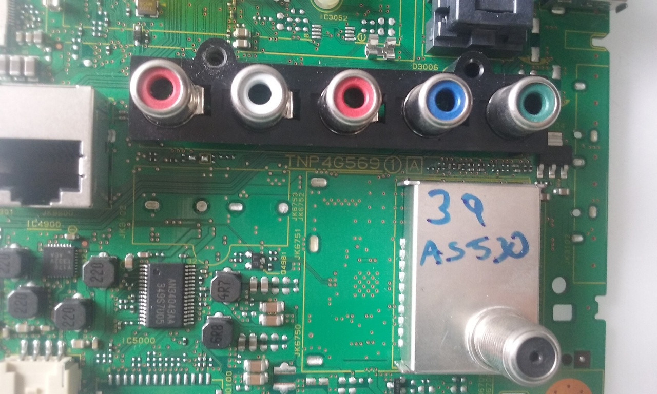 Panasonic TC-39AS530U Main Board TNP4G569UC / TNP4G569 - TvPartsGuy.com