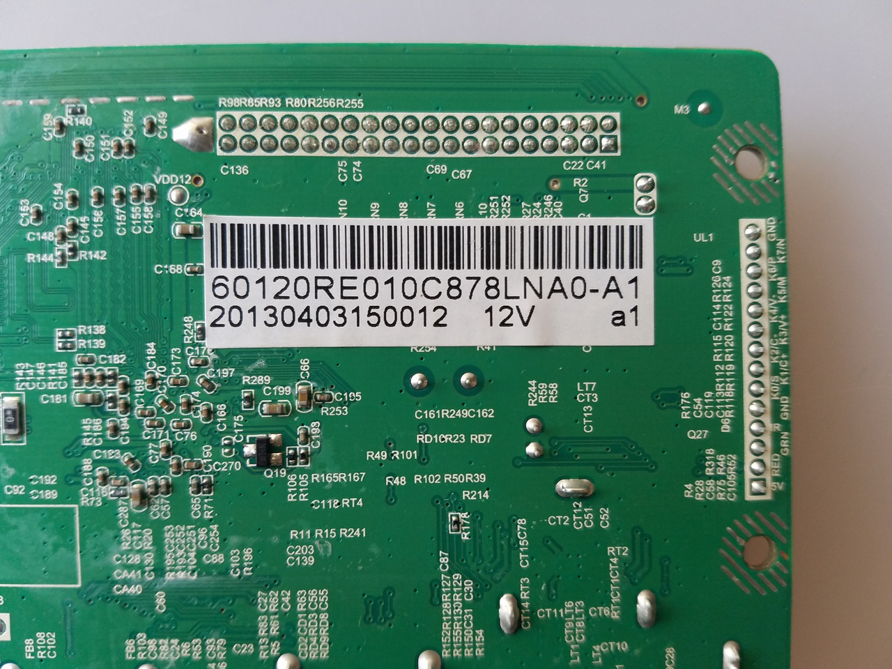 RCA LED60B55R120Q Main Board 60120RE010C878LNA0-A1 / T.RSC8.78 ...