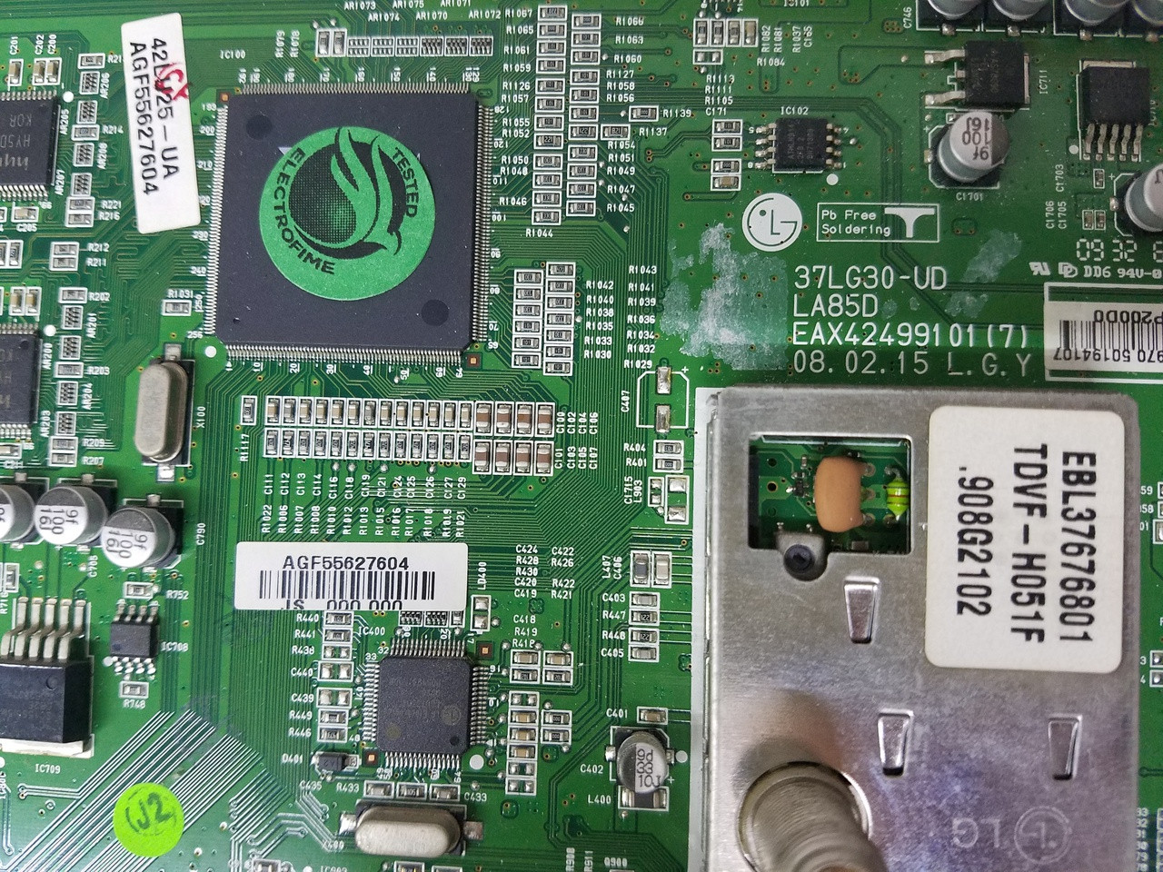 LG 37LG30-UD Main Board AGF55627604 / EAX4249101 (7) - TvPartsGuy.com