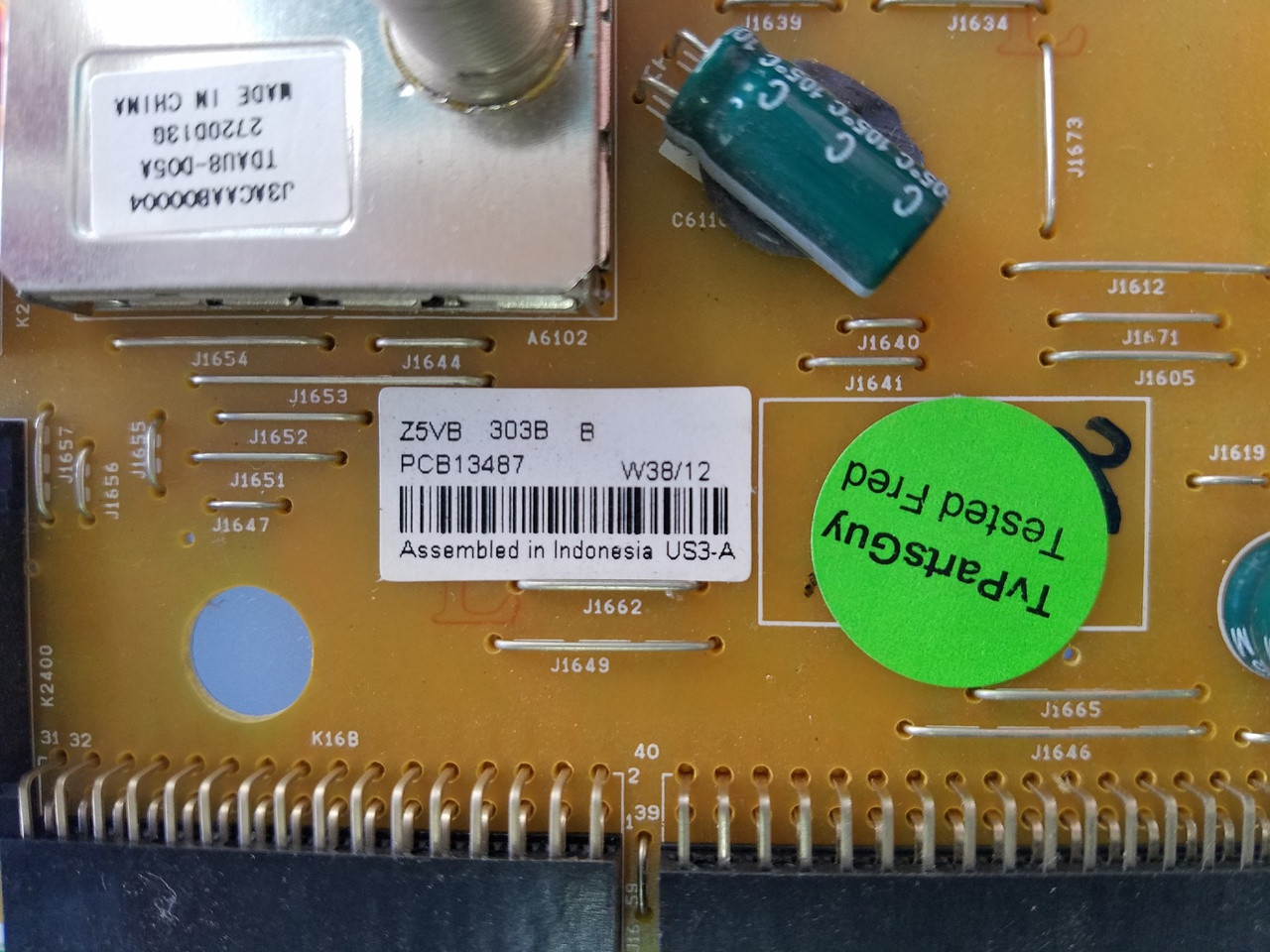 Sanyo DP42841 Analog & Digital Board Set Z5VB / 1LG4B10Y112A0 ...