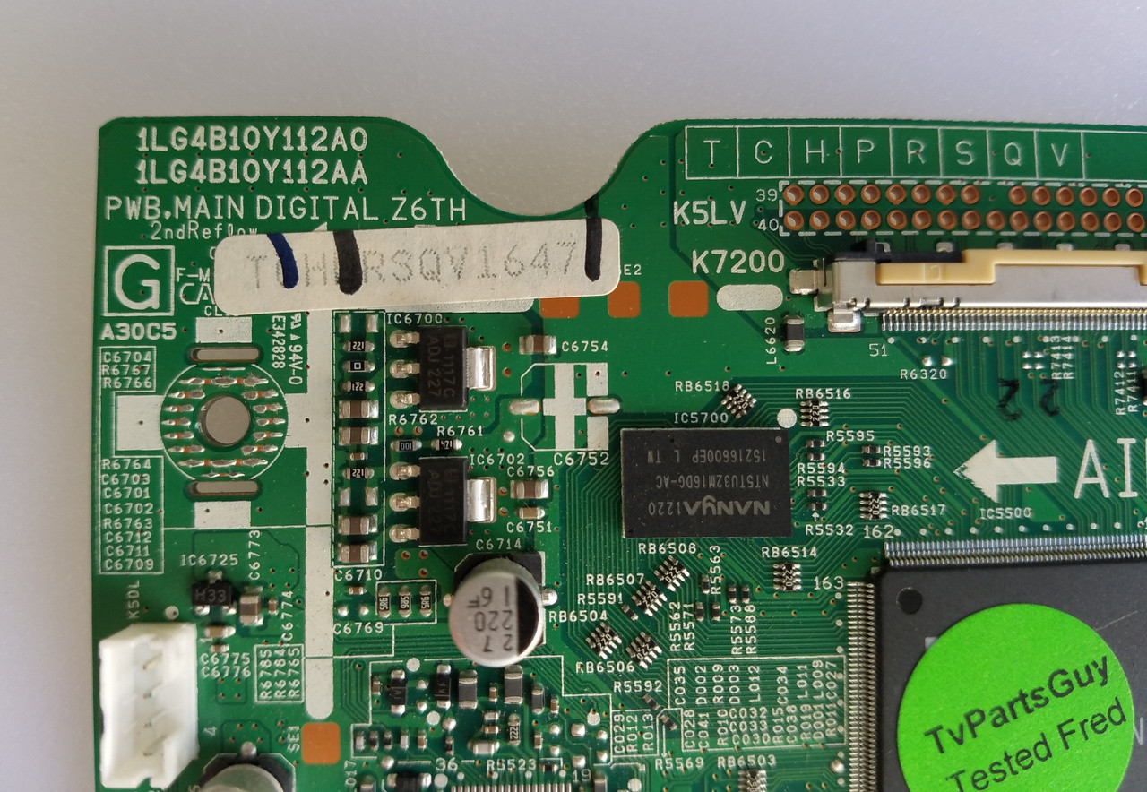 Sanyo DP42841 Analog & Digital Board Set Z5VB / 1LG4B10Y112A0 ...
