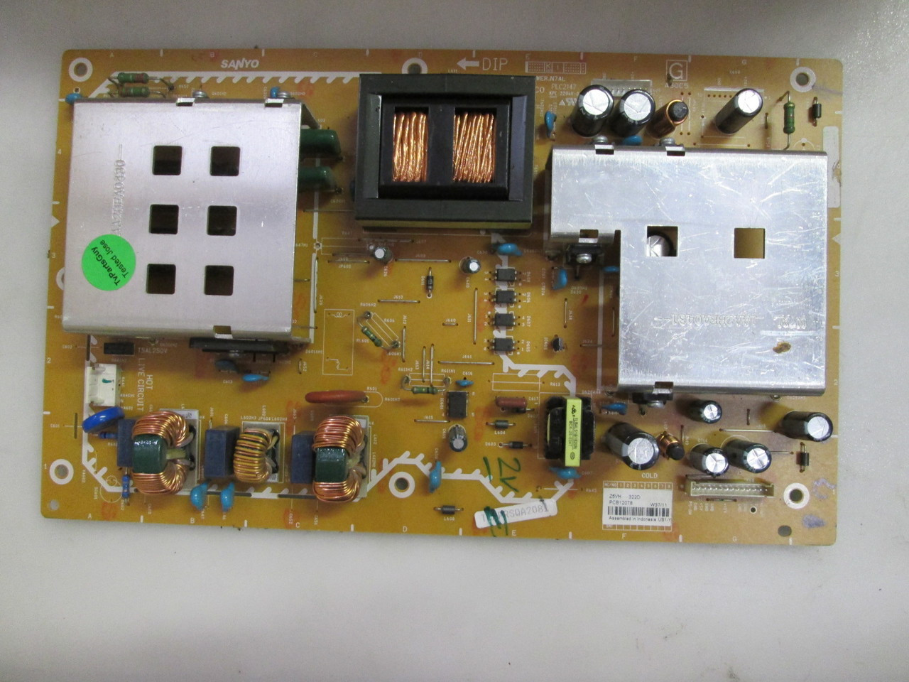 Sanyo DP42841 Power Supply 1LG4B10Y048C0 / 1LG4B10Y048C0, Z5VH ...