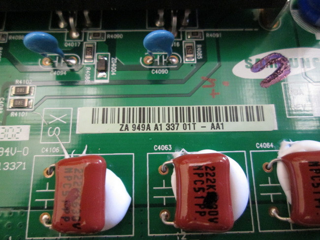 Samsung PN60F8500 Sustain Board LJ92-01949A / LJ41-10322A - TvPartsGuy.com