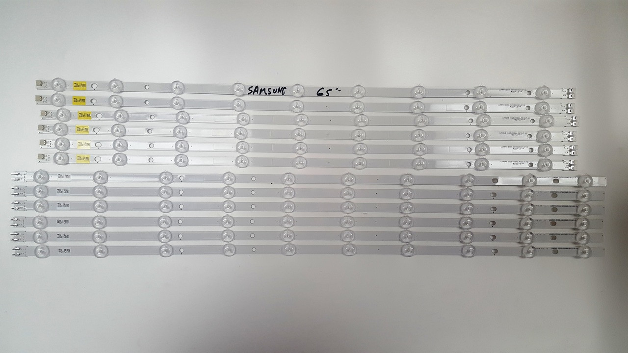 Samsung Led Light Strips Complete Set BN96-29076A & BN96-29077A ...