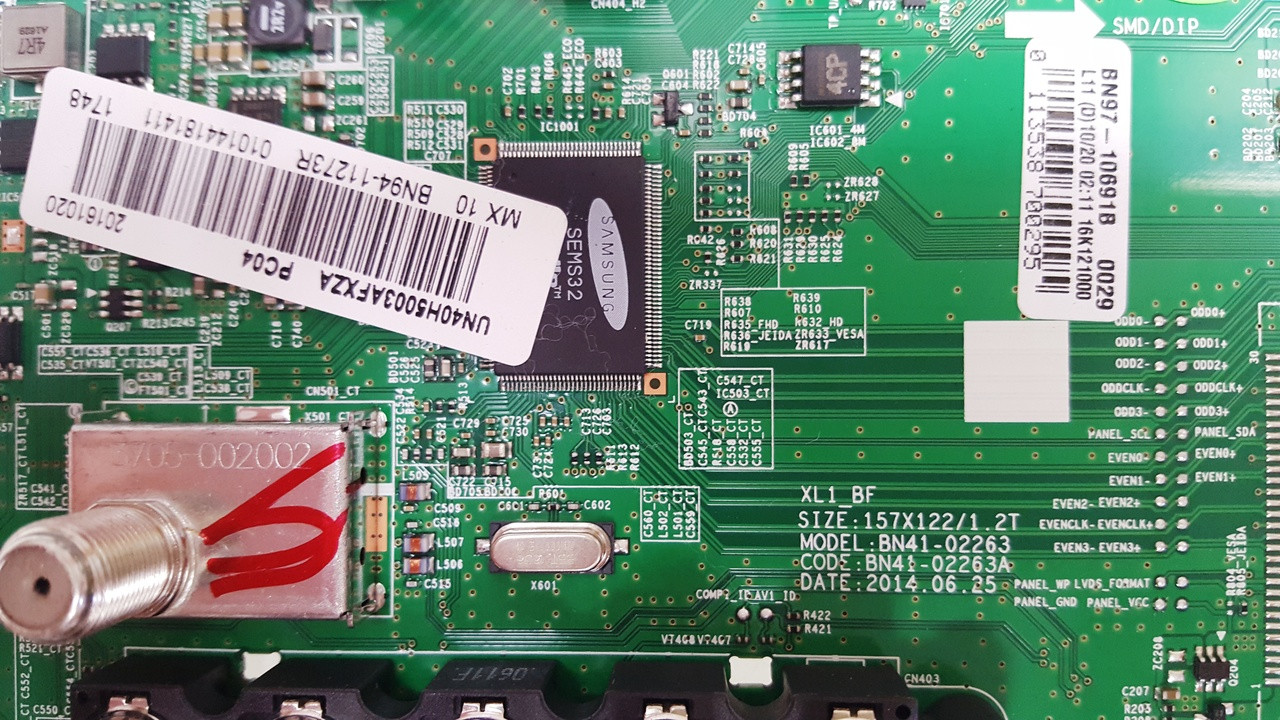 BN94-11273R Samsung UN40H5003AF Main Board BN41-02263A / BN97-10691B ...