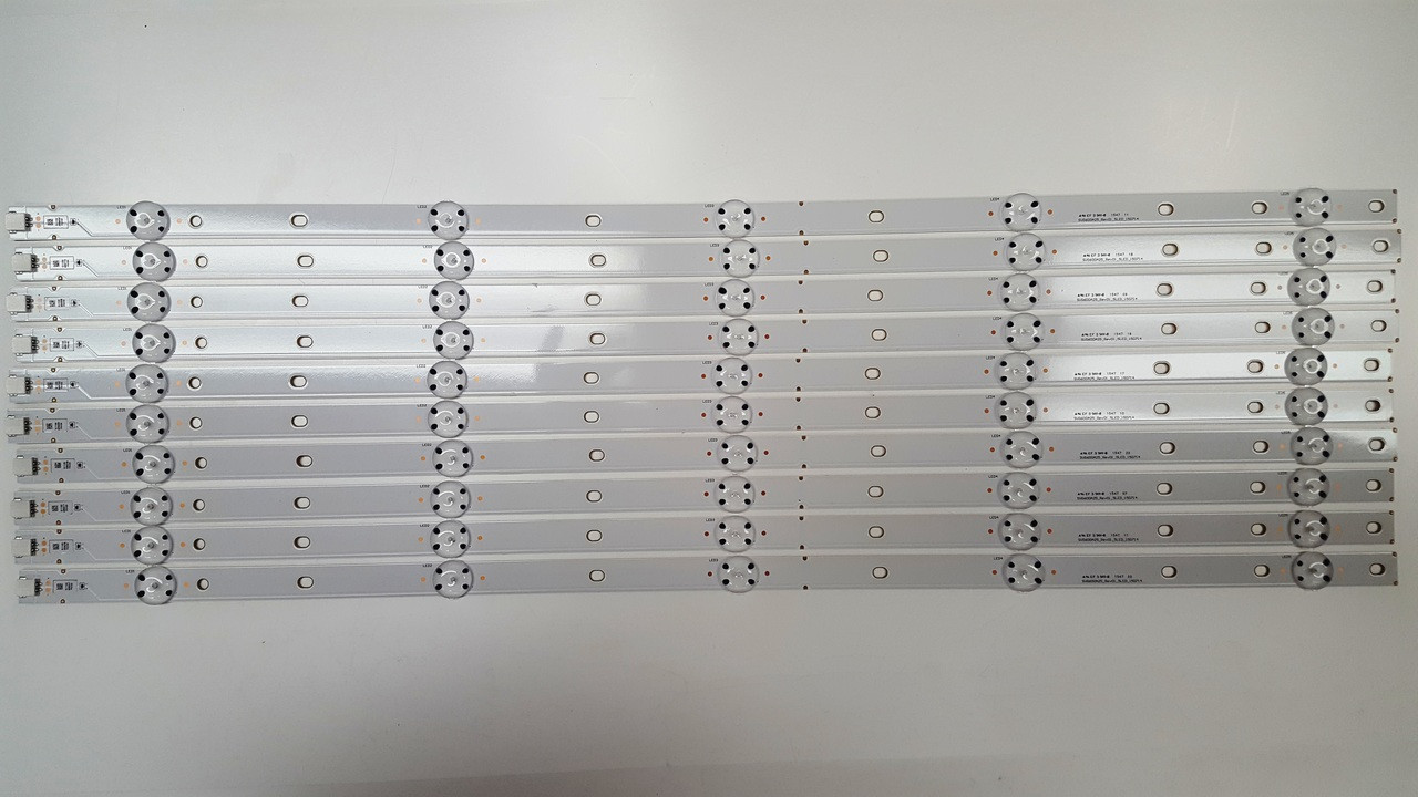 Vizio D60-D3 / E60-E3 LED LIGHT STRIPS Set OF 10 SVG600A25_REV01_5LED ...