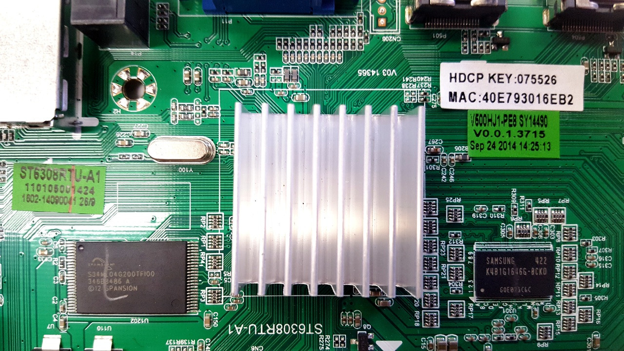 Element ELSFS502 Main Board ST6308RTU-A1 / 890-M00-07N17 / SY14490 ...