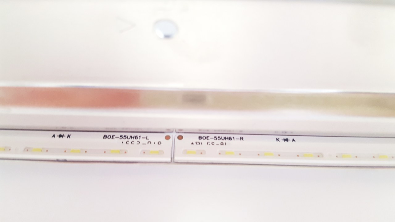 LG 55UH6030-UC LED Light Strips in metal casing BOE-55UH61-L & BOE ...