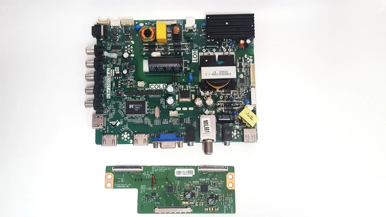 Sanyo FW42D25T Main Board & TCon Board Set TP.MS3393T.PB79 / 02-SLS39A ...