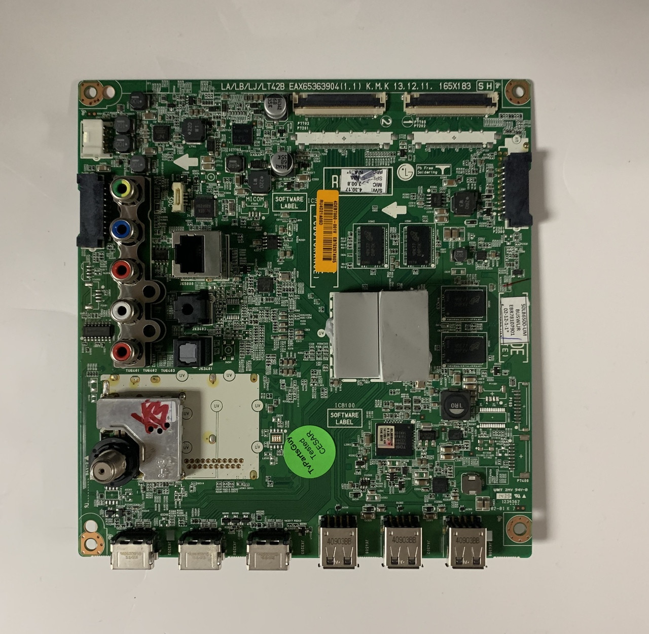LG 55LB6500-UM Main Board EAX65363904 (1.1) / EBT62974905 - TvPartsGuy.com