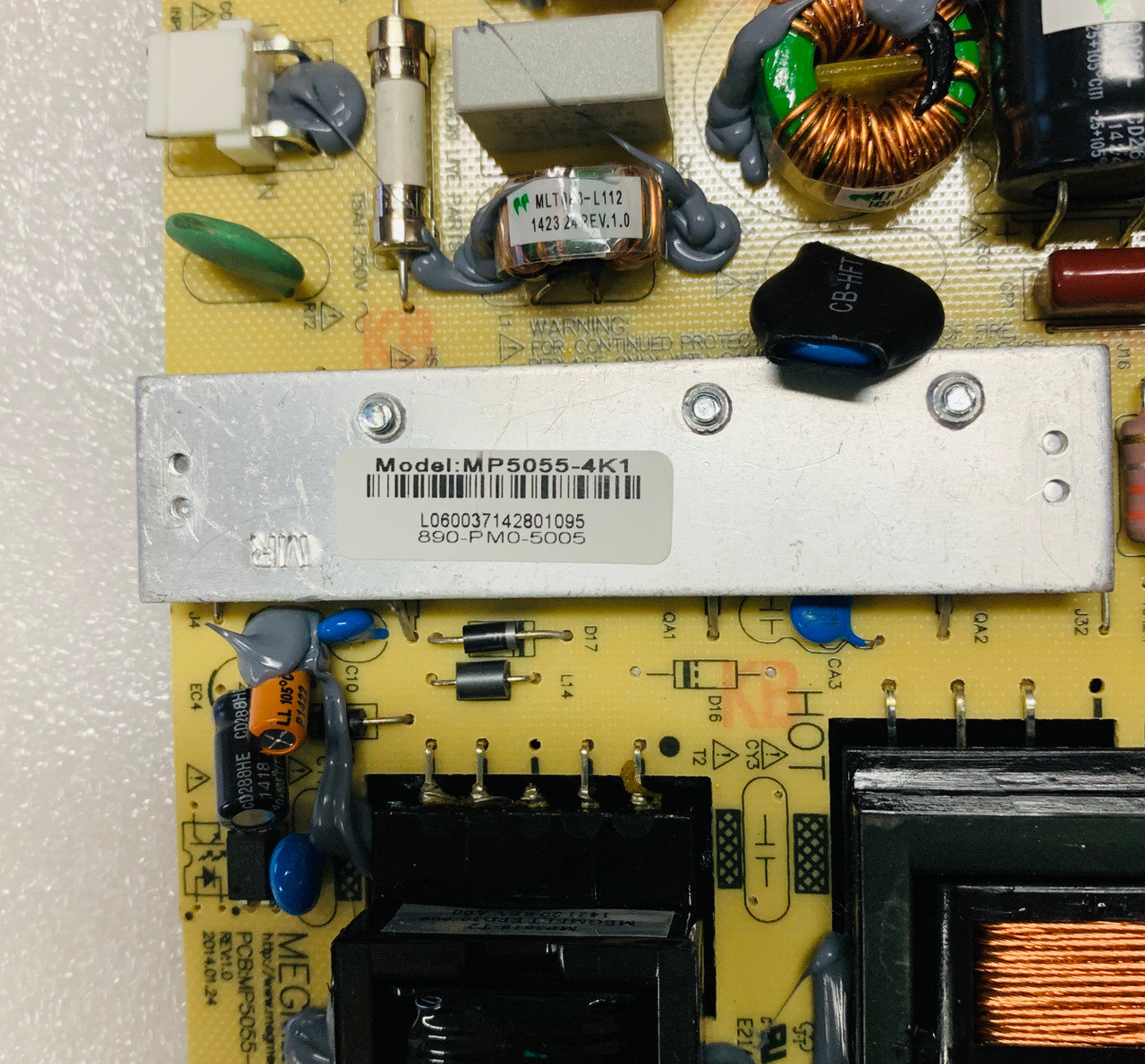 Seiki SE50UY04-1 Power Supply board MP5055-4K1 / 890-PM0-5055 ...