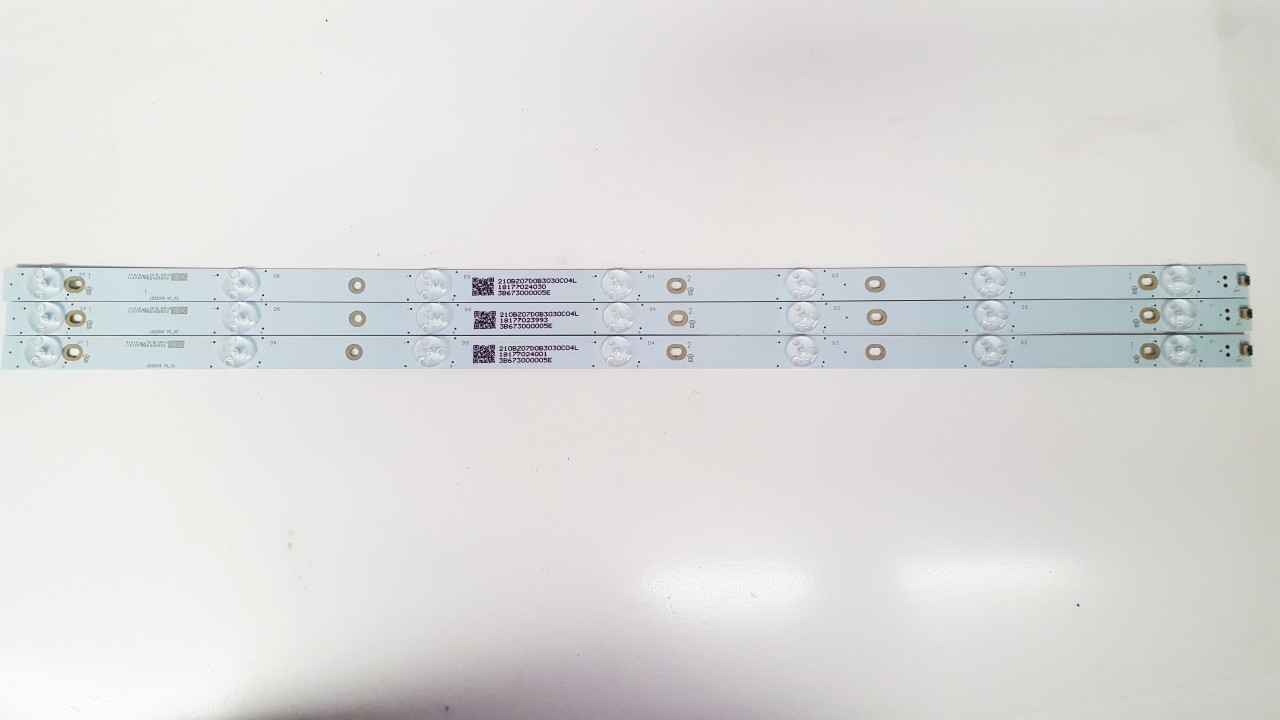 NEC E326 LED Light Strips Set of 3 LB32066 V0_02 - TvPartsGuy.com