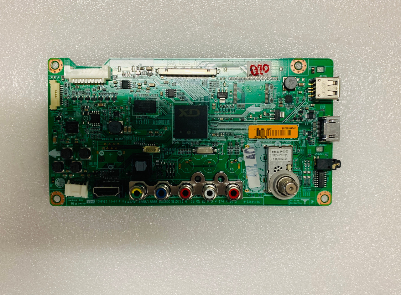LG 55LN5400-UA Main Board EAX65049107 / EBT62359742 - TvPartsGuy.com