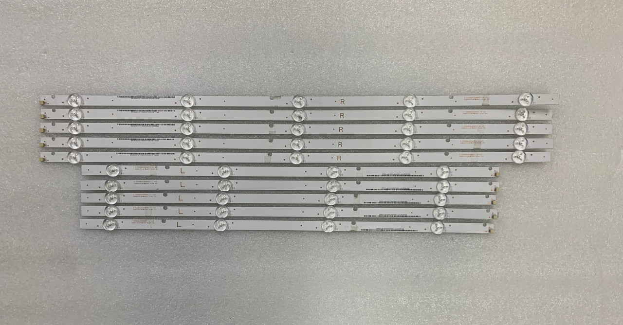 Vizio D55-F2 LED Light Strips Complete Set of 5 I-5500WS80091 ...