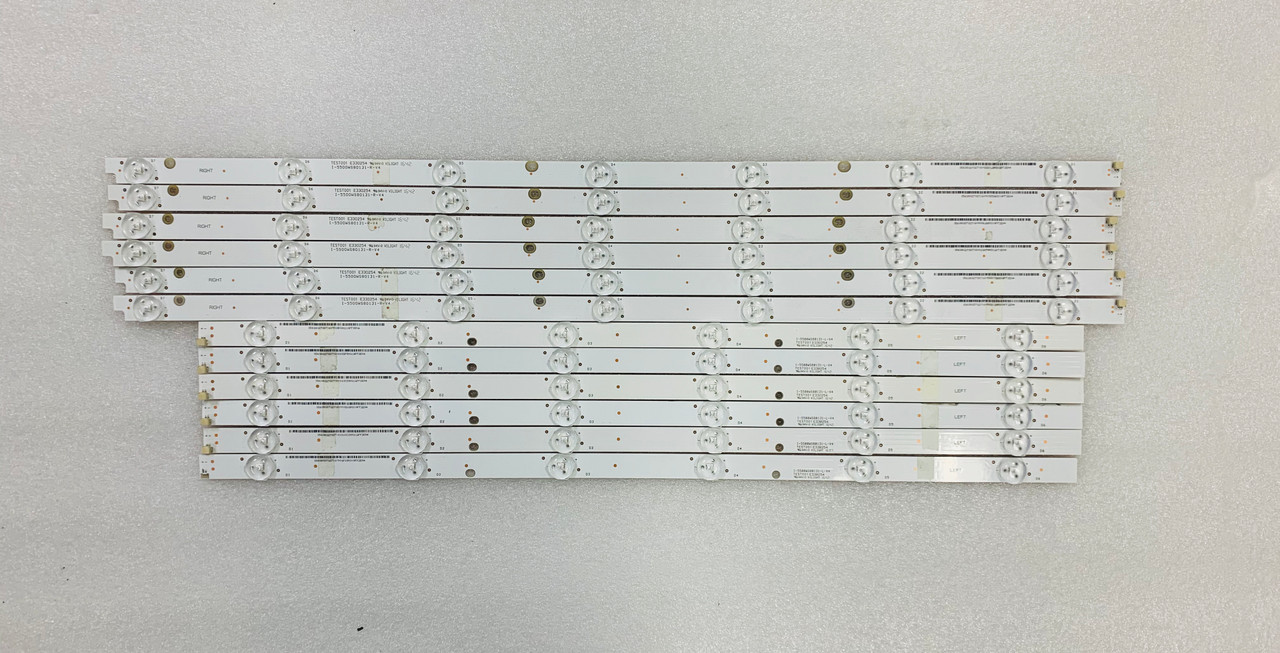 Vizio E55-E2 LED Light Strips Set of 6 I-5500WS80131 - TvPartsGuy.com