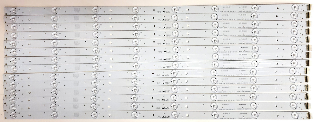 Sharp LC-60LE452U LED Light Strips Complete Set of 14 303TH600032 ...