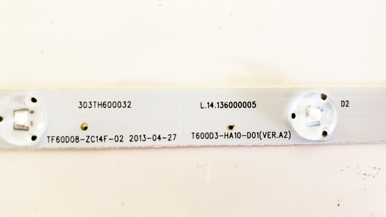 Sharp LC-60LE452U LED Light Strips Complete Set of 14 303TH600032 ...
