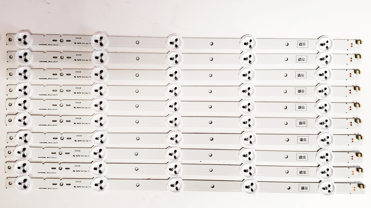 Sony KDL-40R450A LED Light Strips Complete Set of 10 SVG400A81_REV3 ...