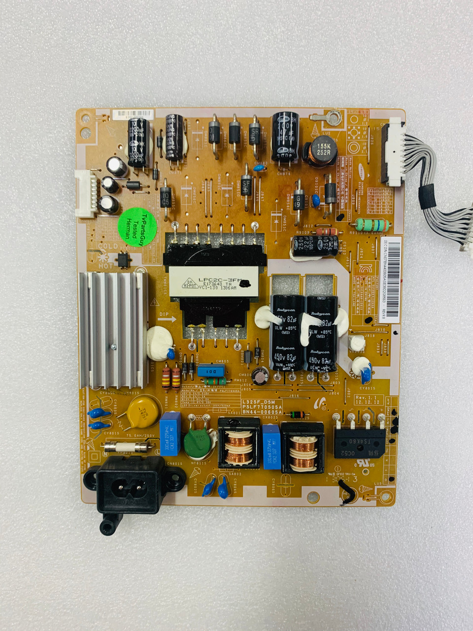 Samsung UN32F5000AF Power Supply Board PSLF770S05A / BN44-00605A ...