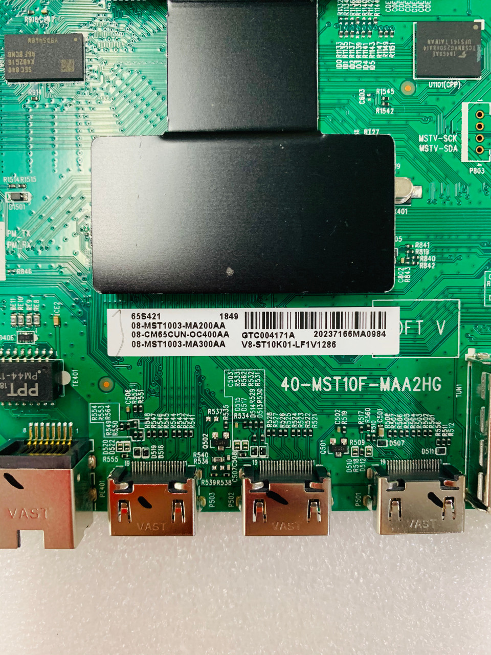 V8-ST10K01-LF1V1286 TCL 65S421 Main Board 40-MST10F-MAA2HG / 08-MST1003 ...