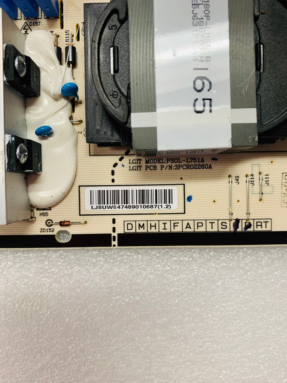 LG OLED65C8PUA Main Board / Power Supply Board / TCon Board & Wifi ...